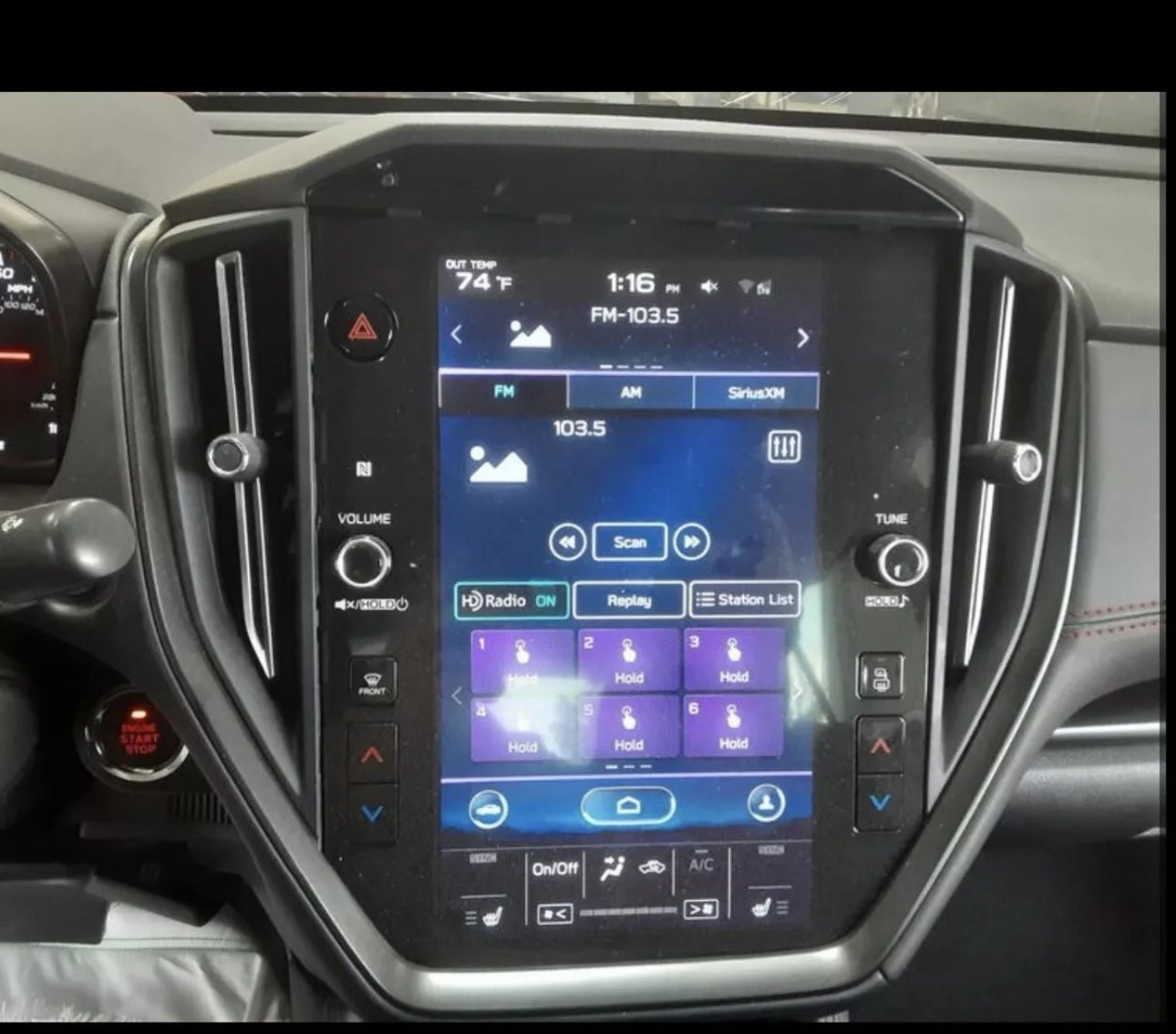 2022 SUBARU WRX Touch Screen Display Radio Navigation Command Head Uni ...