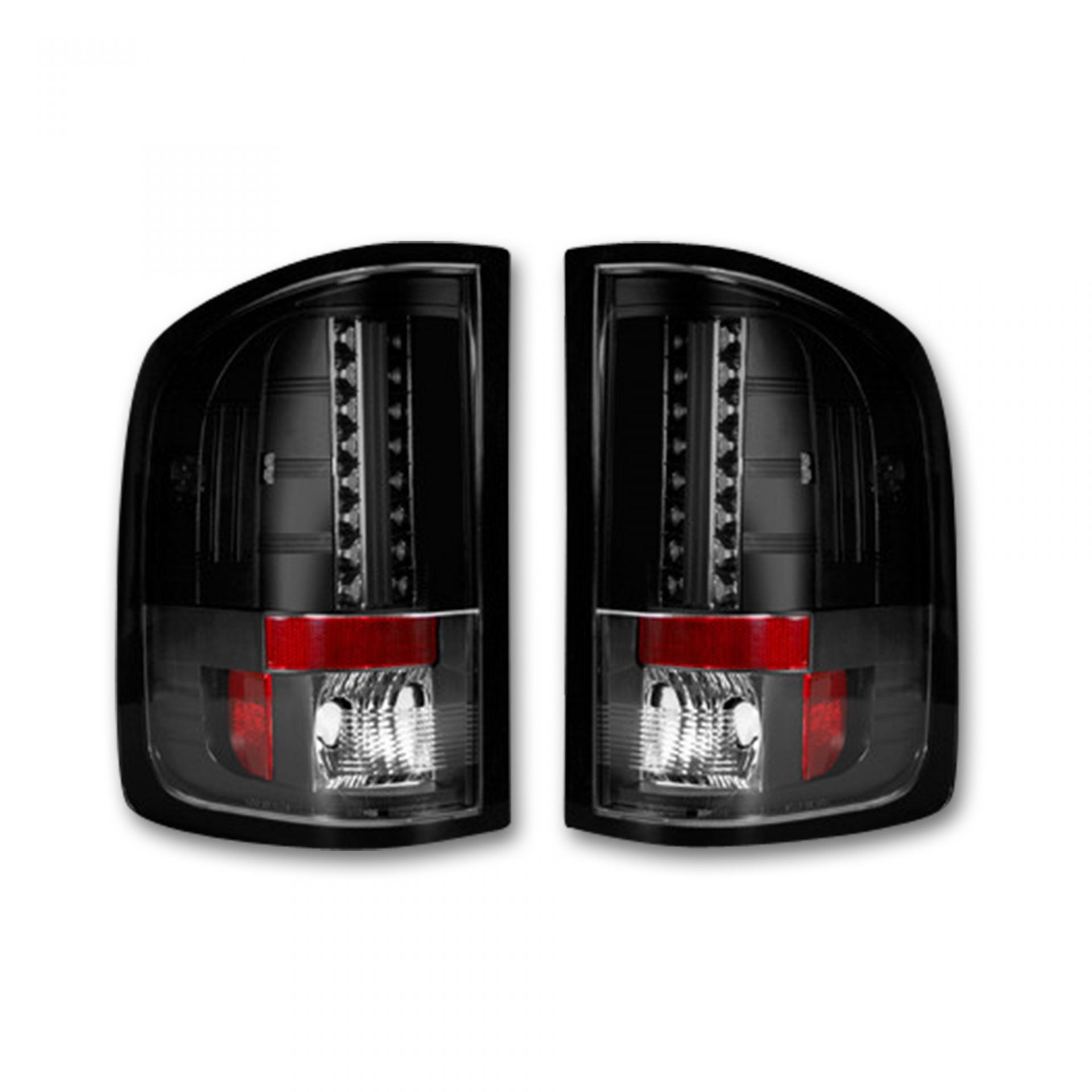 GMC Sierra 07-13 Tail Lights LED in Smoked – Major Key