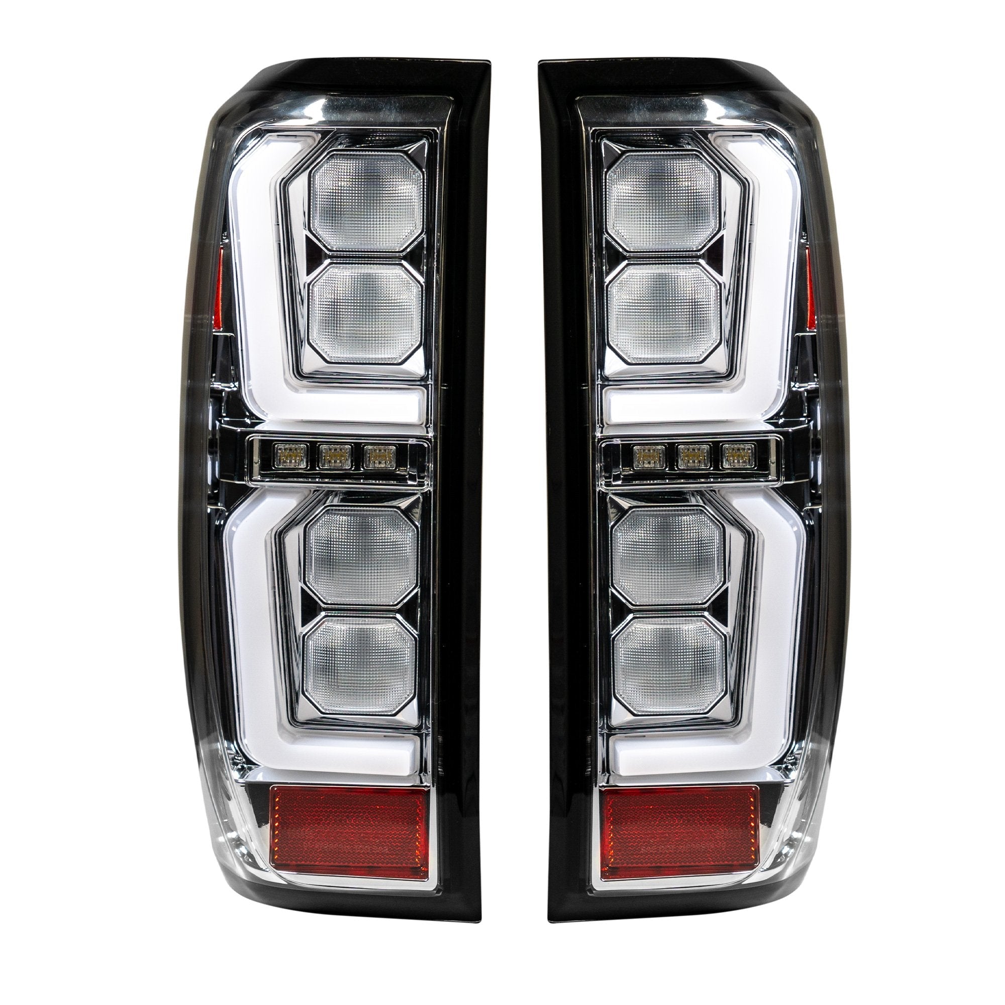 GMC Sierra 1500 19-21 & 2500/3500 20-21 Tail Lights OLED Clear – Major Key