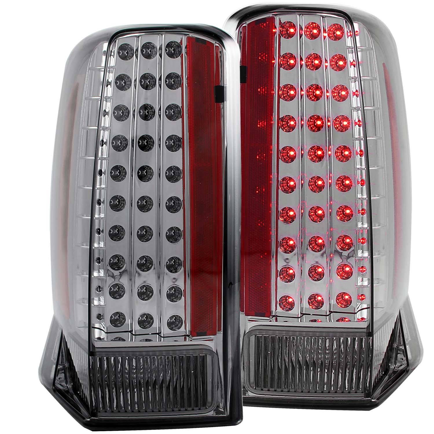Cadillac Escalade 02-06 / Escalade Esv 03-06 Led Tail Lights Smoke ...