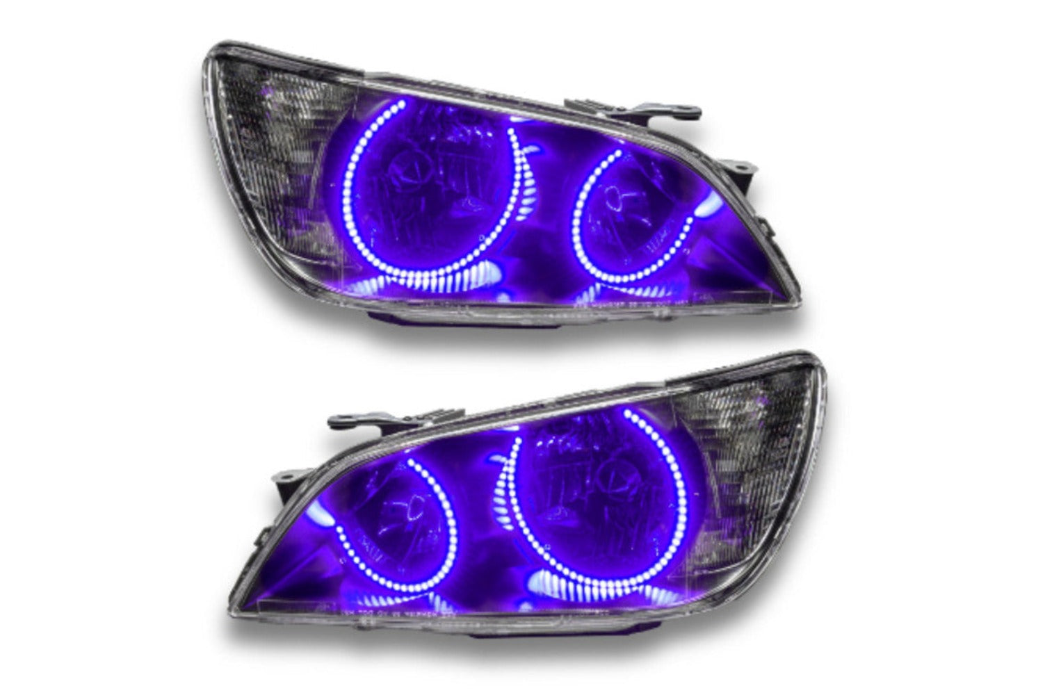 Oracle LED Halo Headlights: 01-05 Lexus IS300 W/o OEM HID (UV/Purple S ...