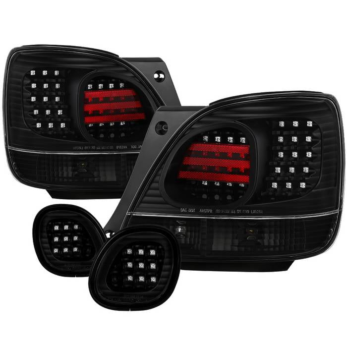 Lexus GS 300 / 400 98-05 4pcs LED Tail Lights with Trunk Pcs - Black ...